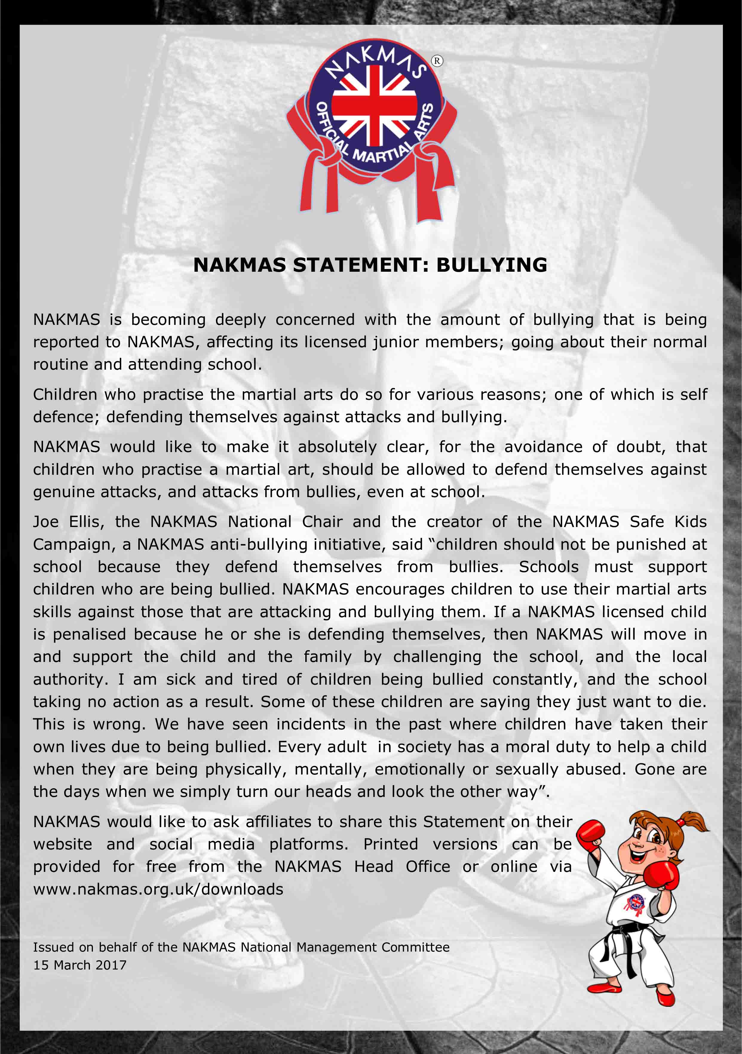 NAKMAS Anti-Bullying