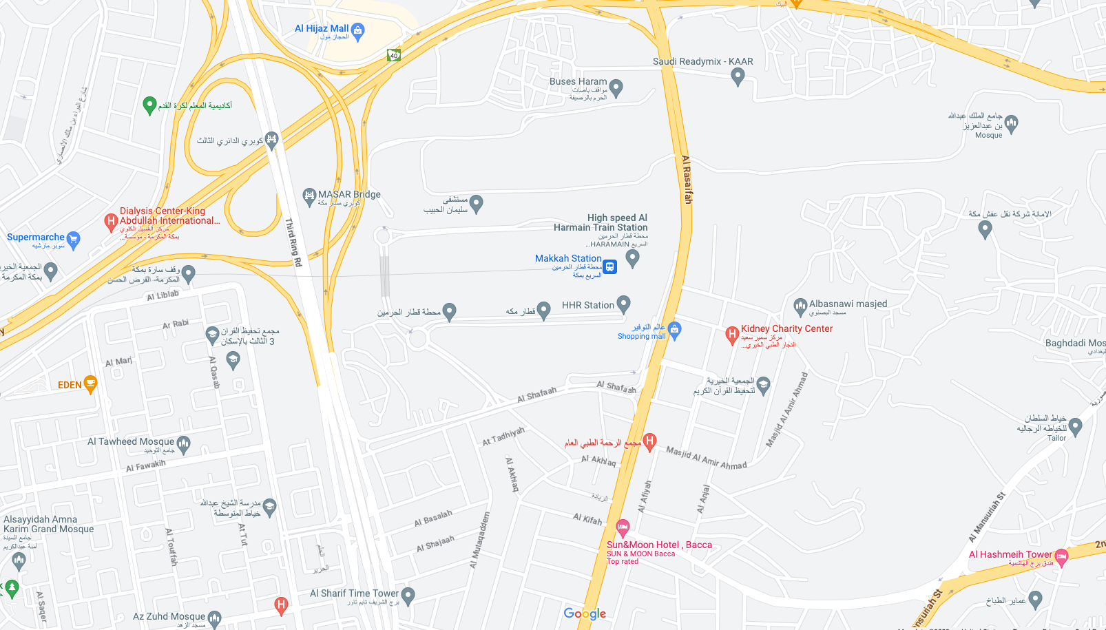 Mecca Train Station | Location & Services