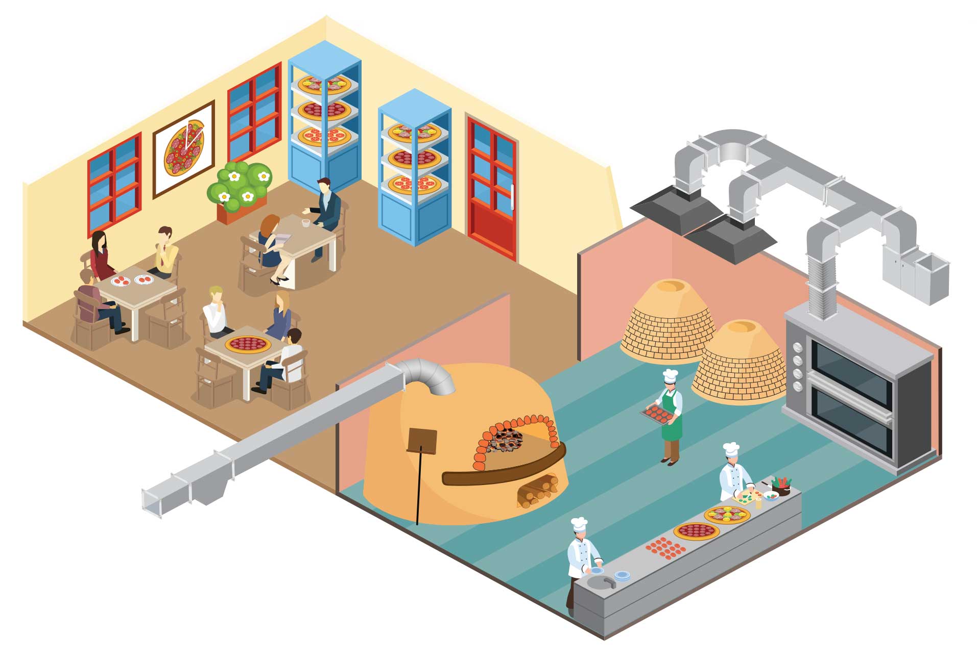 Restaurant Air Scrubber System of Exhaust Commercial Kitchens