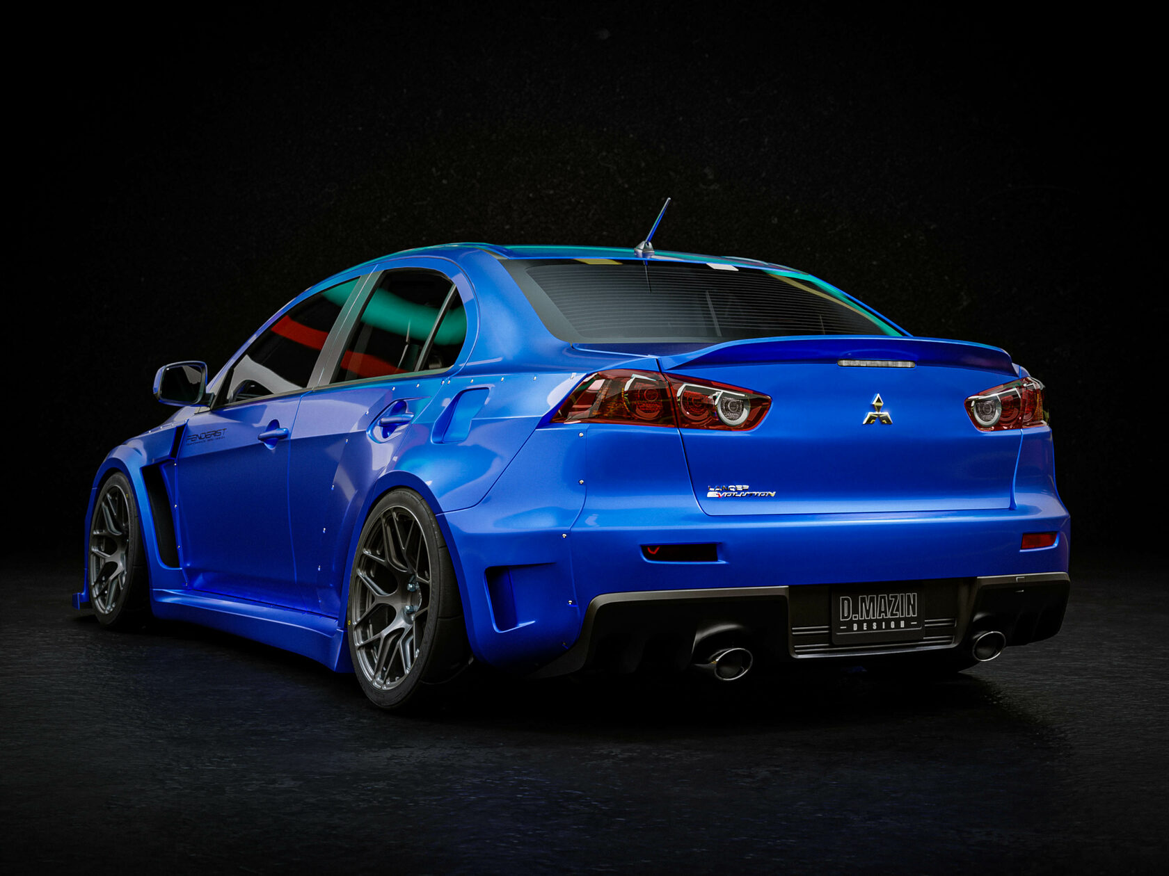 FENDERIST SPEC S Full Set / WIDE BODY KIT MITSUBISHI LANCER EVO X 2008-2015