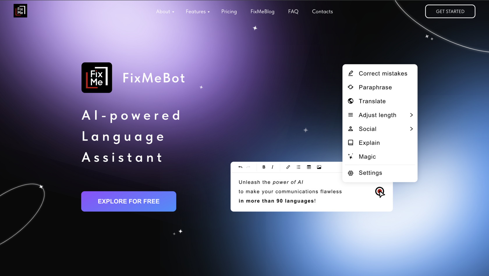 Redesigned FixMeBot Website Launch