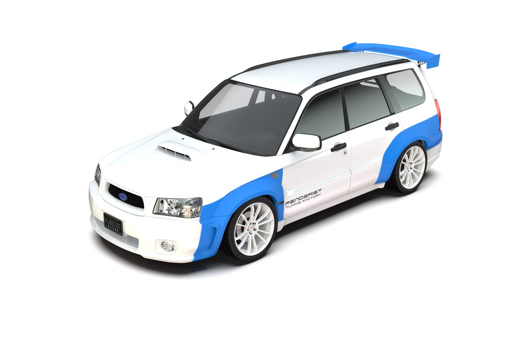 FENDERIST SPEC S Fender Flares Set / Wide Body Kit SUBARU FORESTER ...