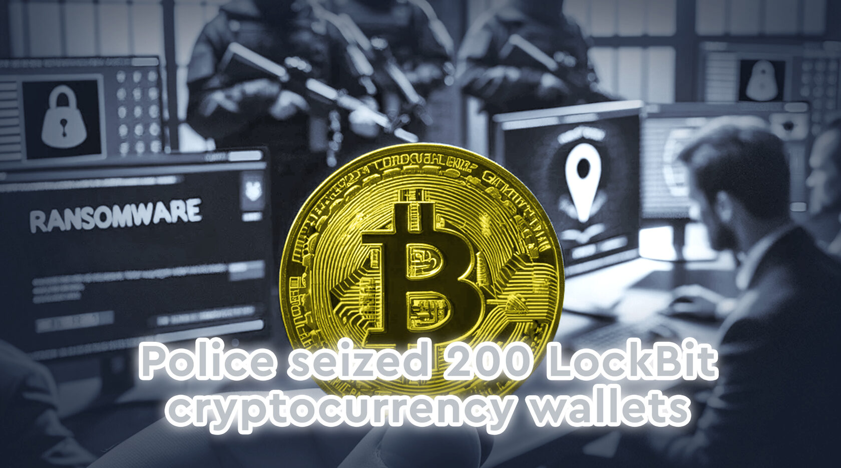 Police seized 200 LockBit cryptocurrency wallets