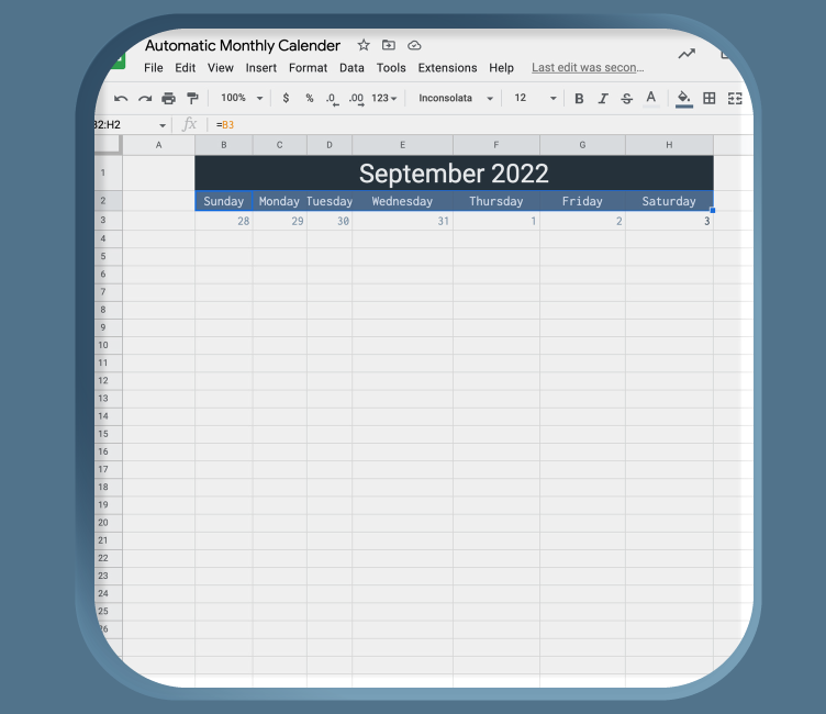 How to Make Google Sheets Templates Calendar and Schedules