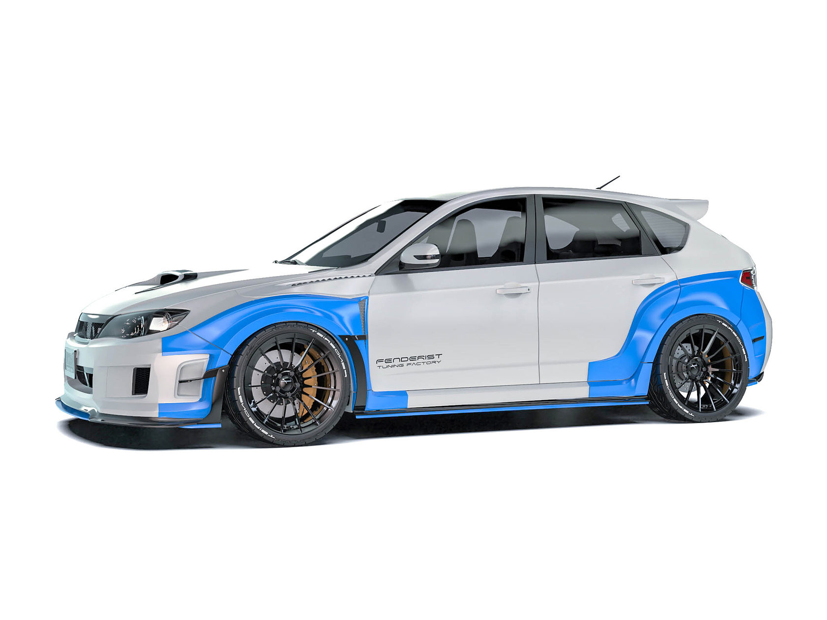 Full Fender Flares Set / WIDE BODY KIT SUBARU IMPREZA WRX STI GRB/GRF 10-14