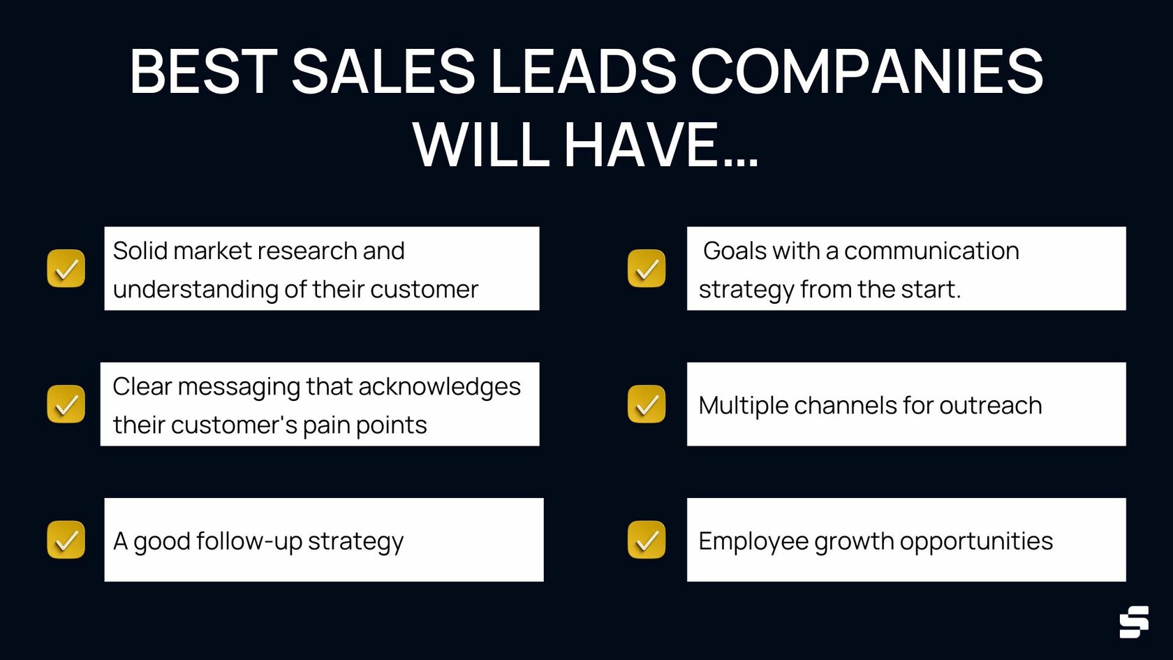 Why We’re One of the Top Sales Leads Companies