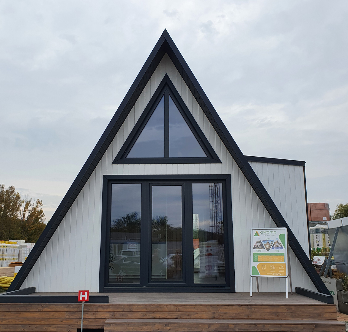 Duo 57 - Menší áčkové dřevostavby Avrame