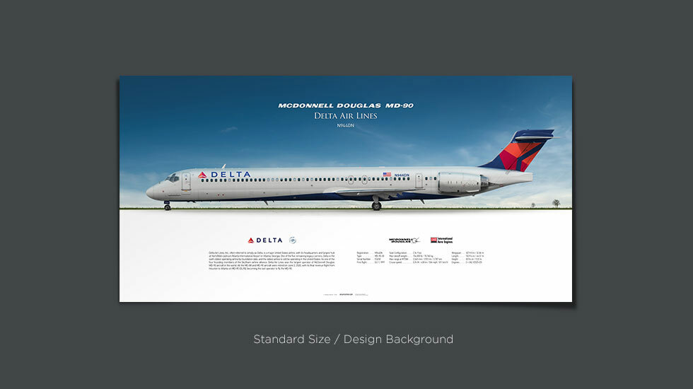Delta Air Lines McDonnell Douglas MD-90 N944DN | Aviaposter