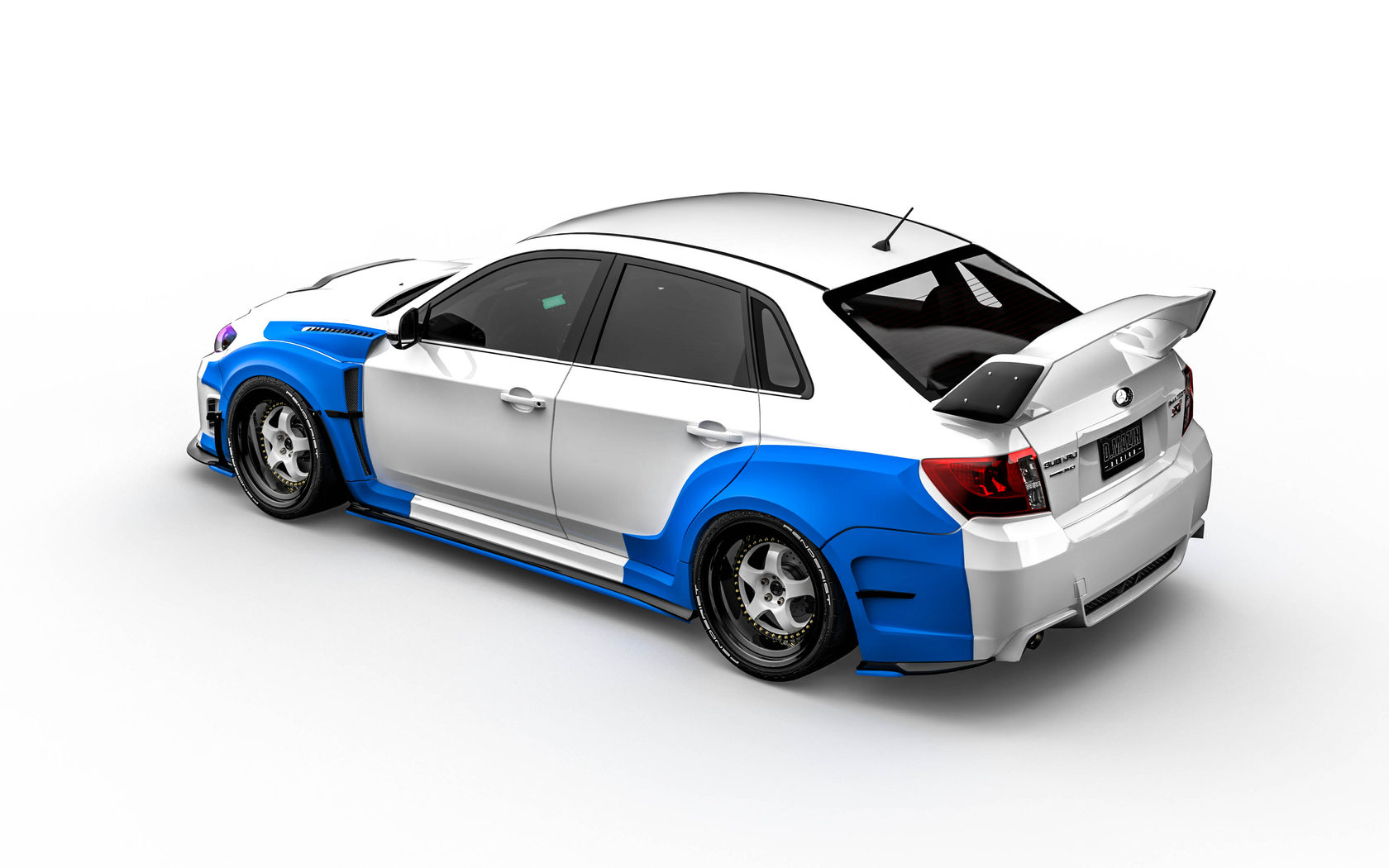 REAR SPLITTERS SUBARU IMPREZA WRX STI GVB/GVF 07-14