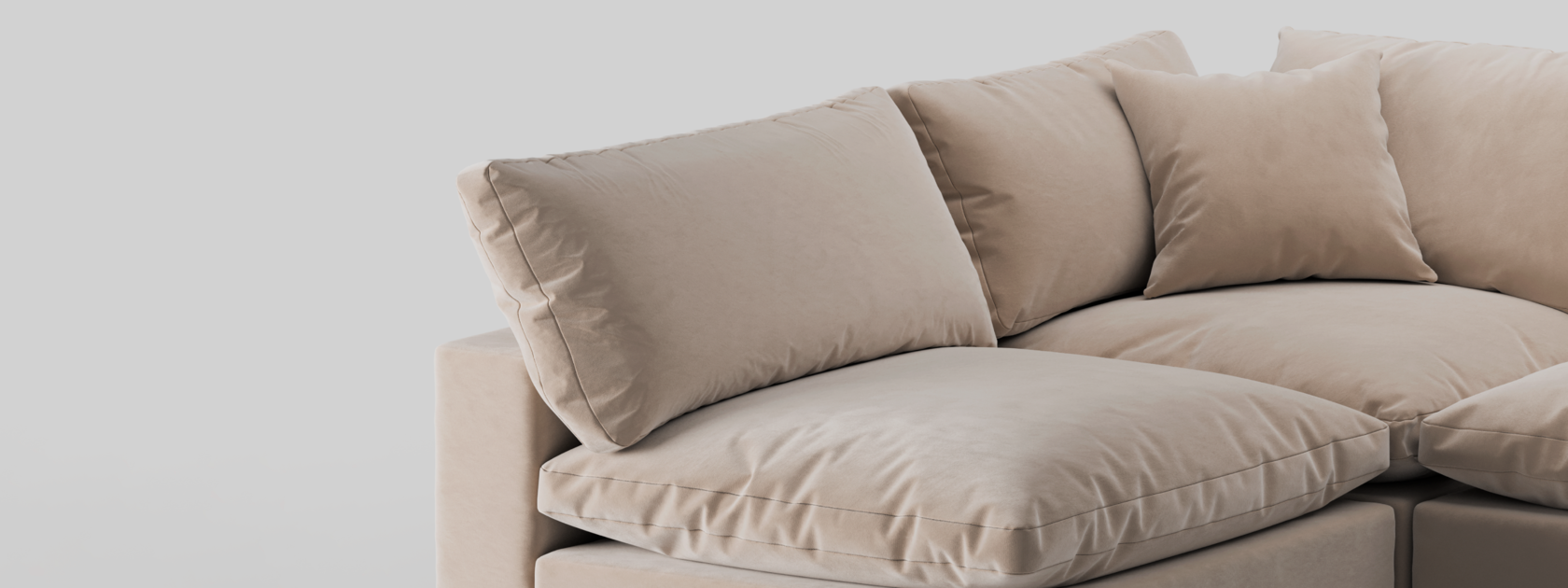 Купить модульные диваны с пуховым наполнителем. Цены от производителя ...