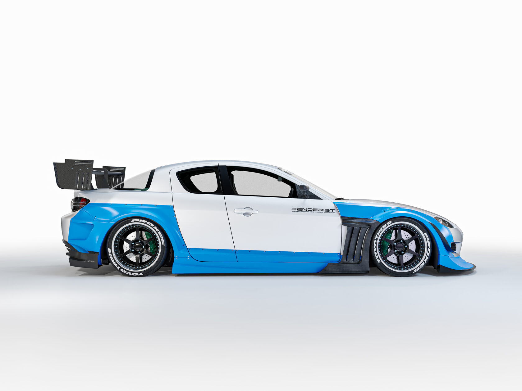 FENDERIST SPEC R Full kit / WIDE BODY KIT Mazda RX-8 2003-2008