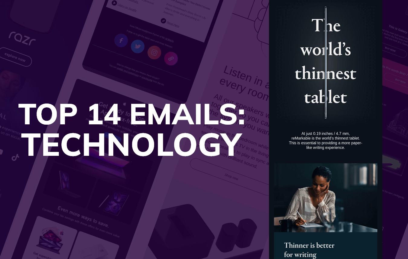 14 Best Technology Emails