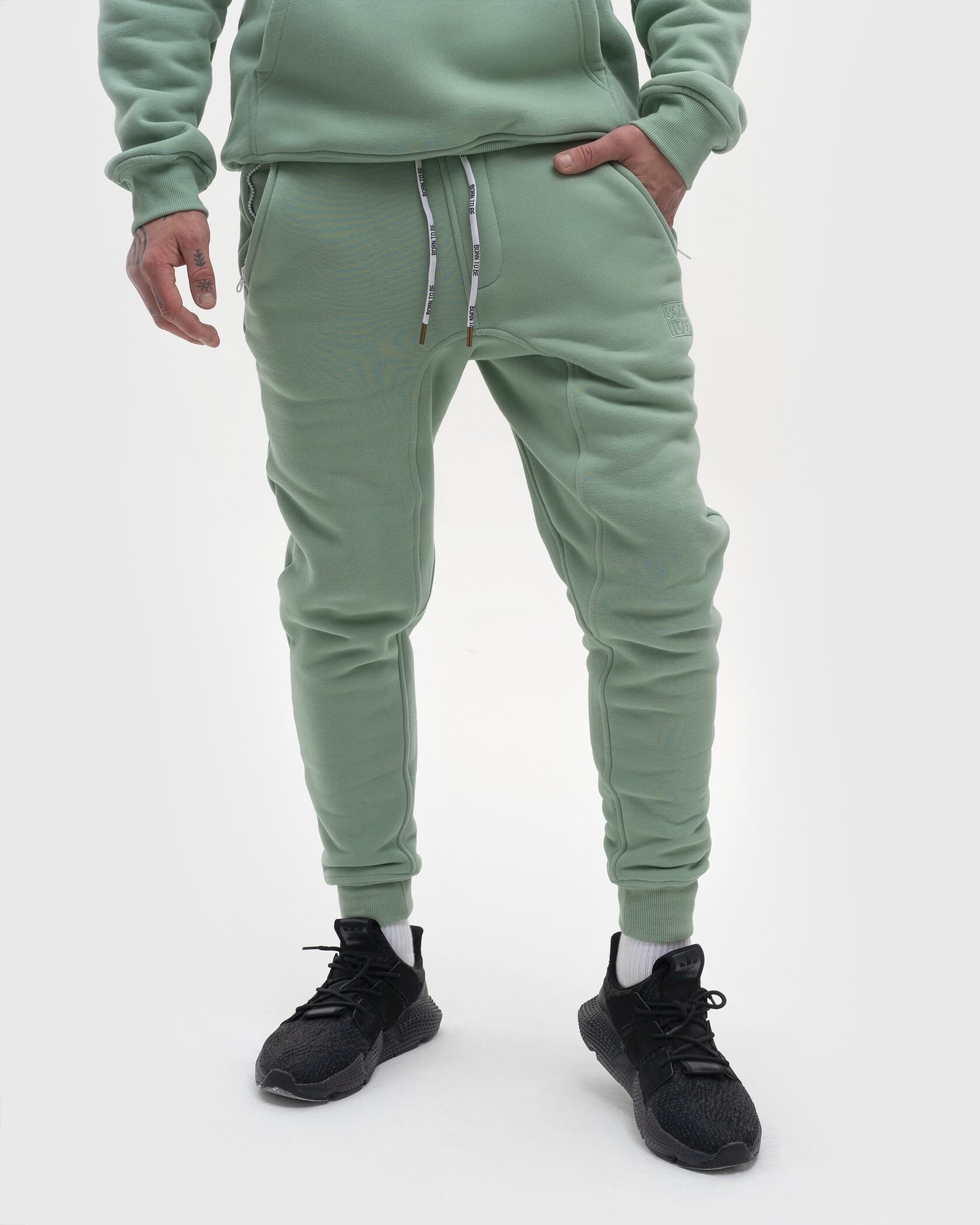 Штаны утеплённые мятные