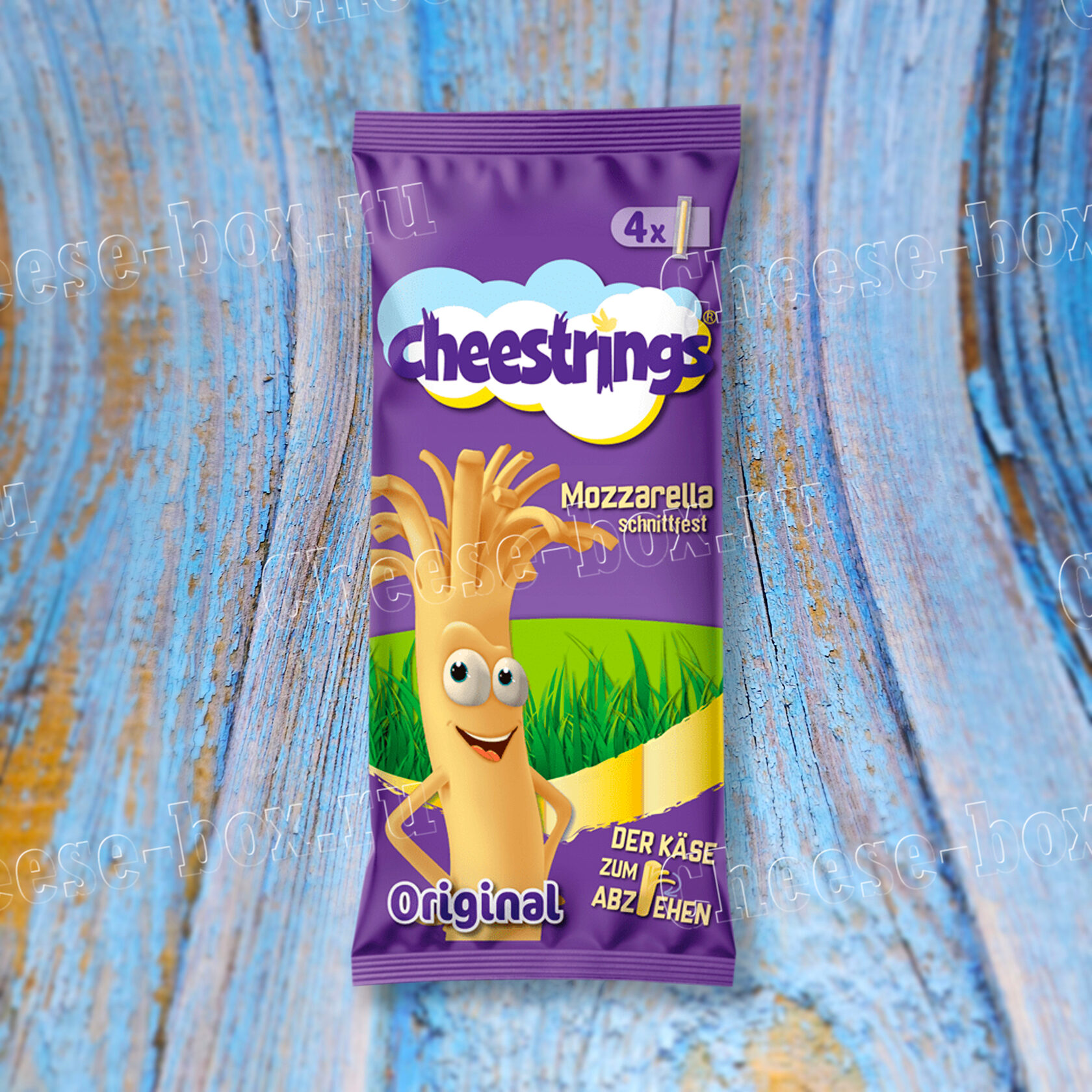 Мягкий сыр Чиз стрингс палочки моцарелла (Cheestrings Original) 4х20 80гр