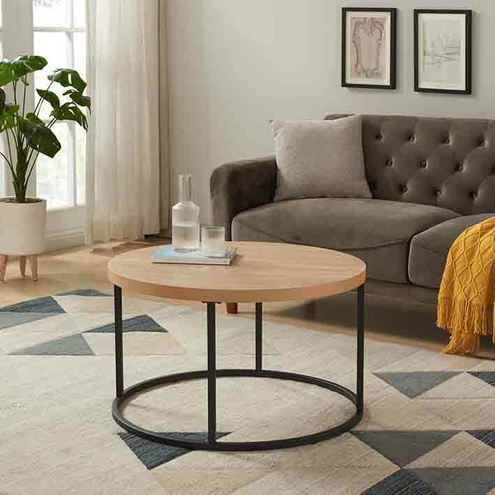 Choosing and Styling a Solid Wood Round Coffee Table