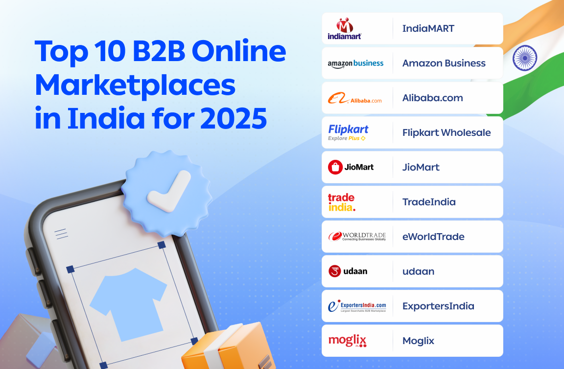 Top 10 B2B Online Marketplaces in India for 2025