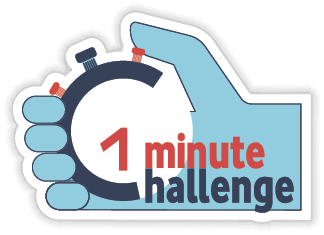 Игровое челлендж шоу на детский праздник One Minute Challenge