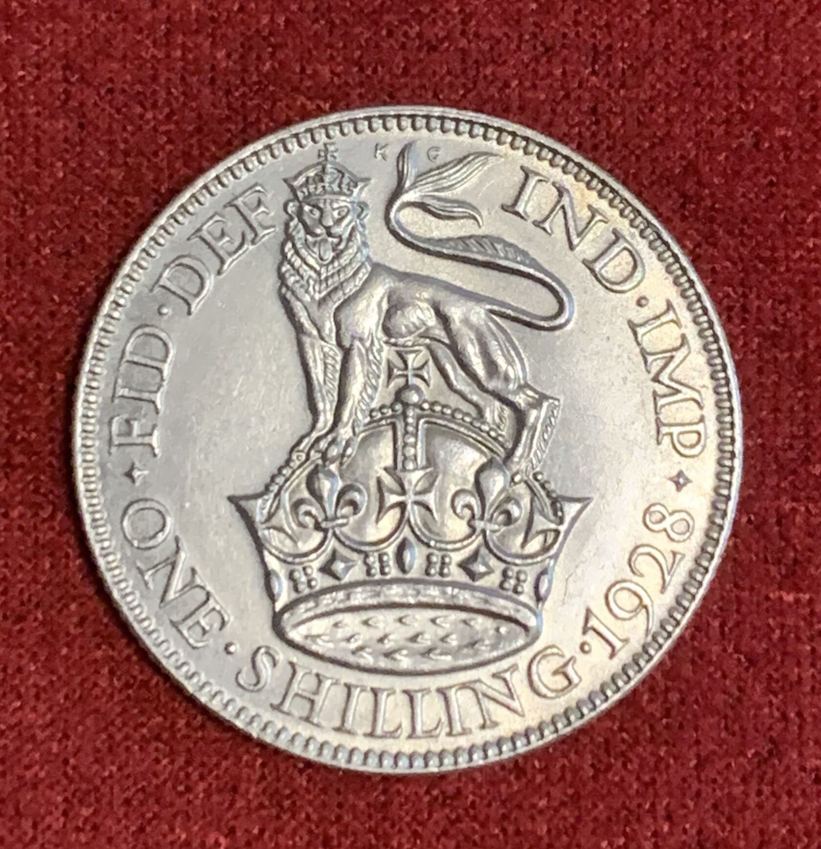 1 ШИЛЛИНГ 1928 года