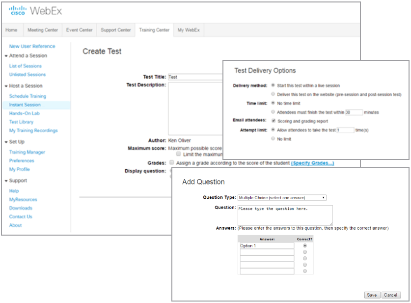 Cisco Webex Training