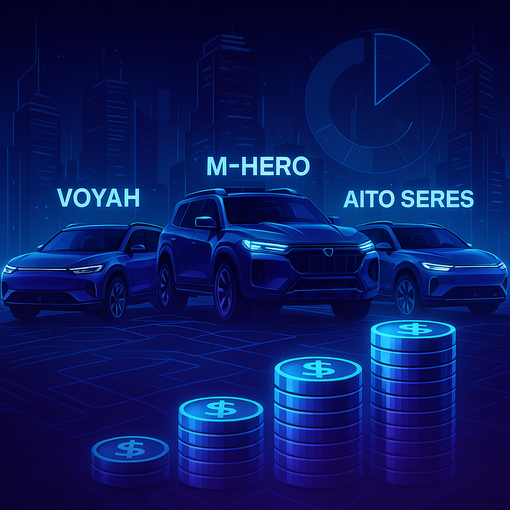 Транспортный налог на Voyah, M-Hero и AITO SERES в 2025 году