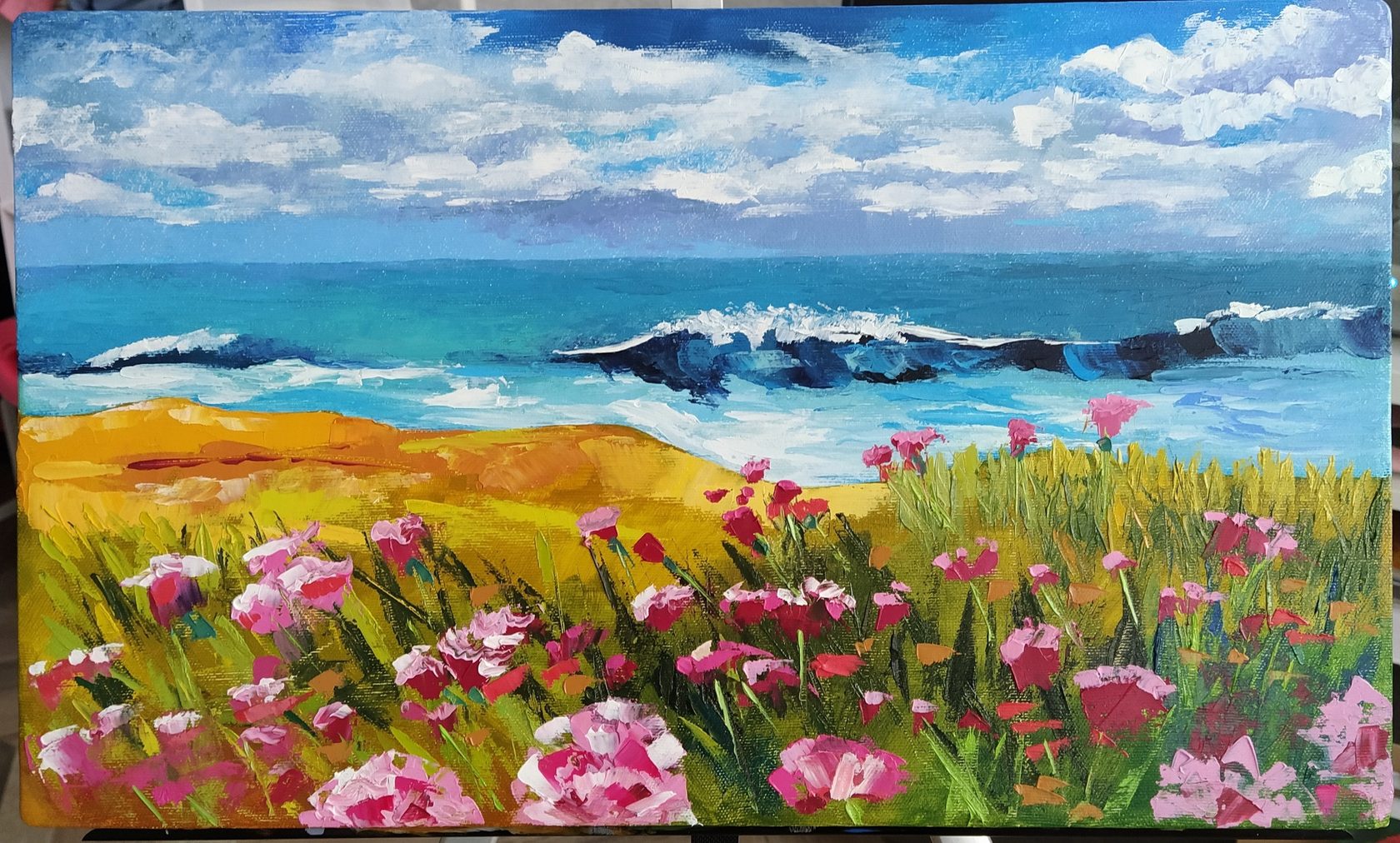 Акрил и мастихин: магия густого мазка