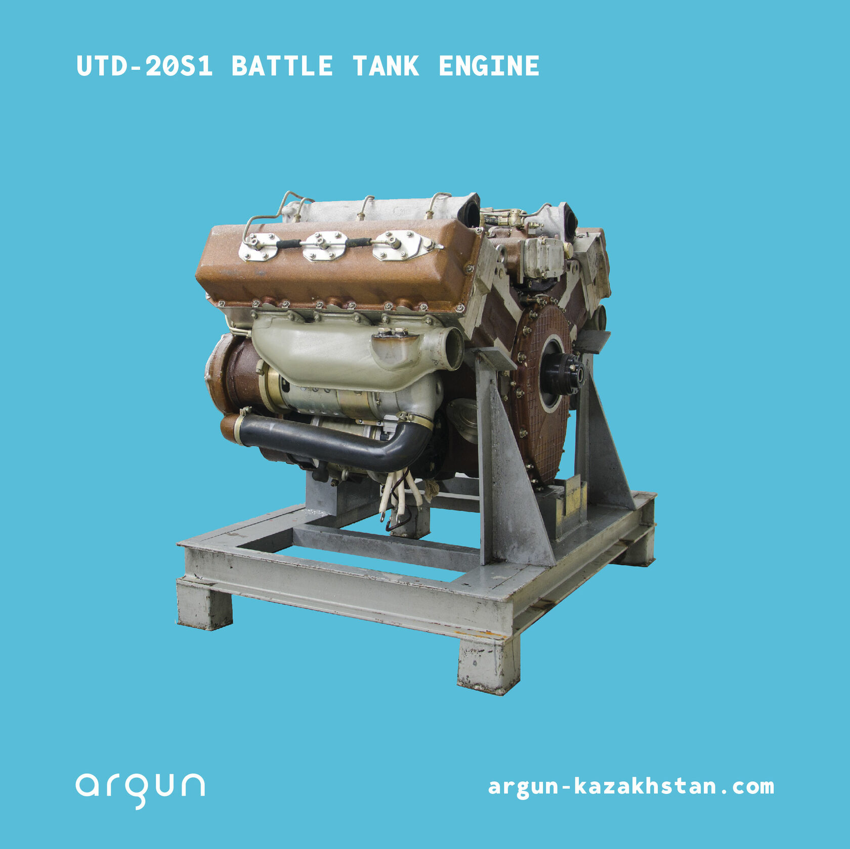 UTD-20S1 battle tank engine | Worldwide shipping - ARGUN
