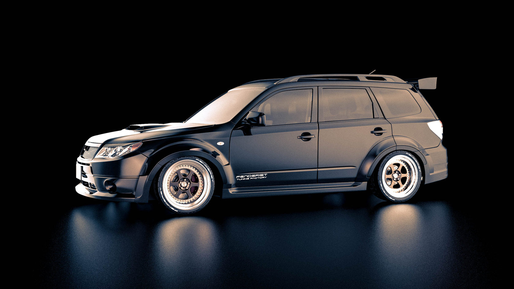 FENDERIST SPEC S Fender Flares Set vs Lips / WIDE BODY KIT SUBARU ...