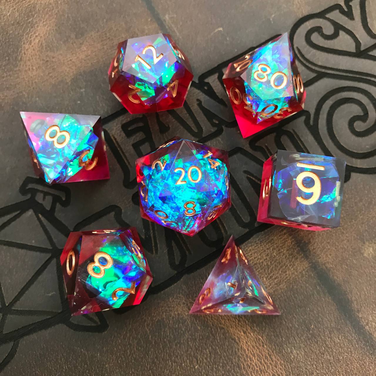 Light Warp | Handmade DnD Dice Set | FantasyMinis