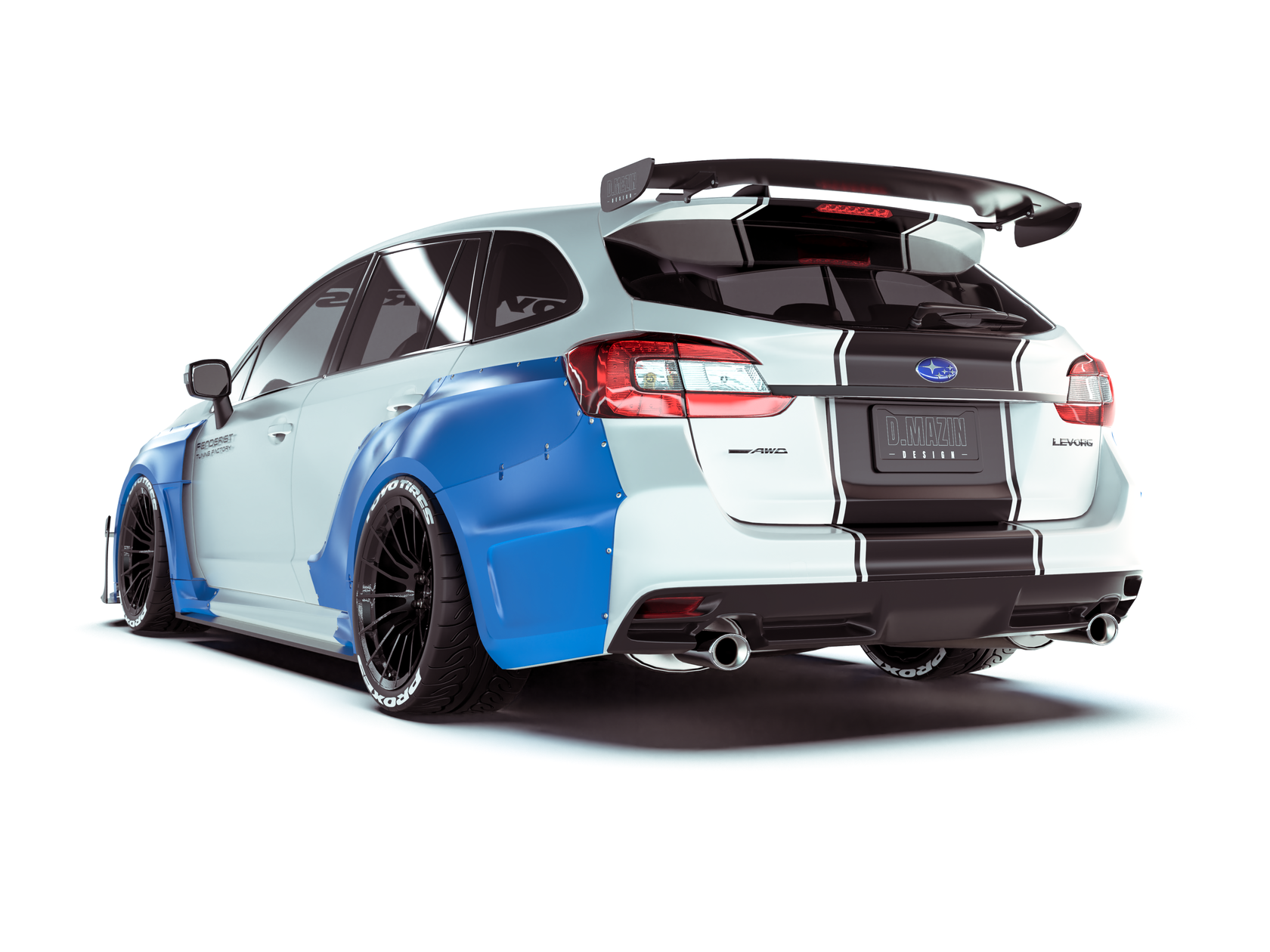 Full FENDERIST SPEC S kit / WIDE BODY KIT Subaru Levorg 14-17