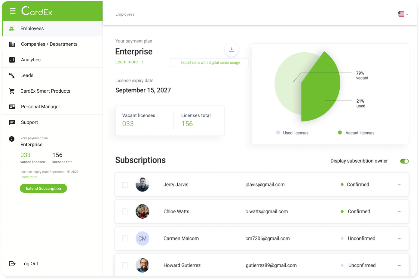 Digital Business Cards | CardEx