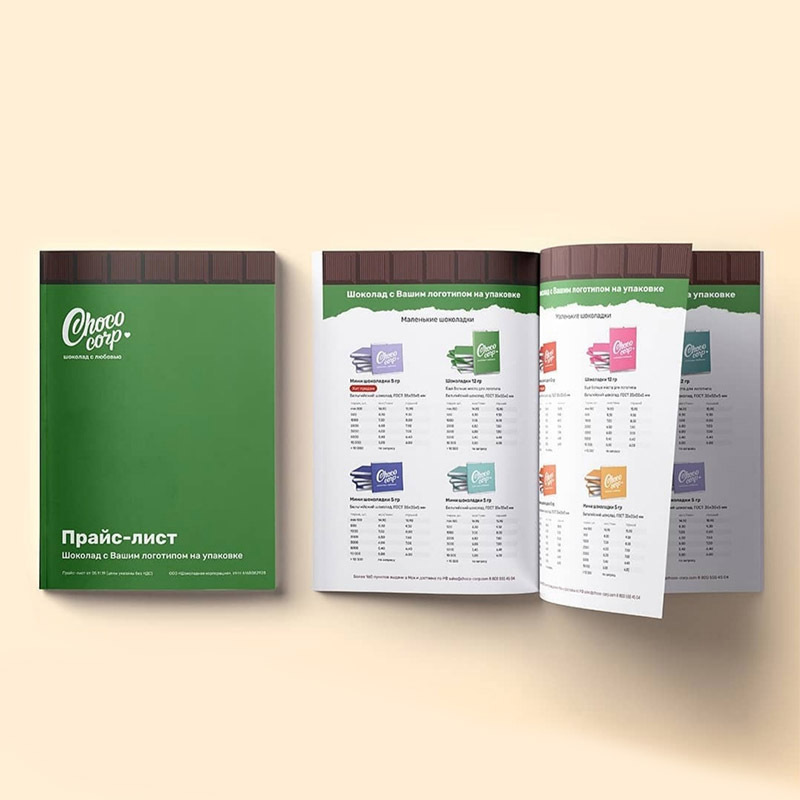 Choco corp. Шоколад с логотипом