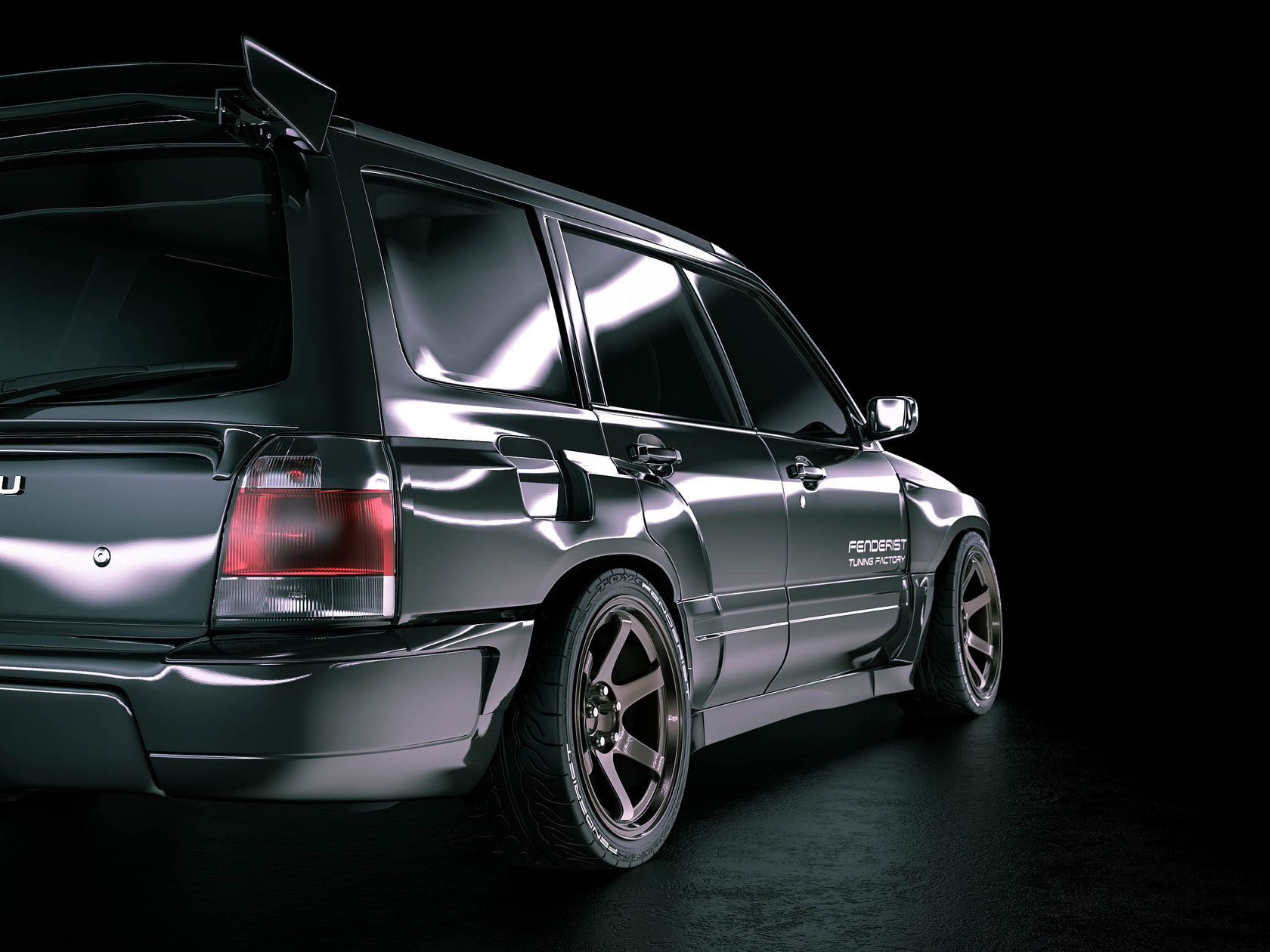 Mid spoiler SUBARU FORESTER SF5/9 97-99