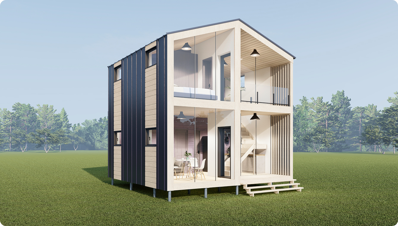 Модульный дом Model 2x2 Aswad Home Factory