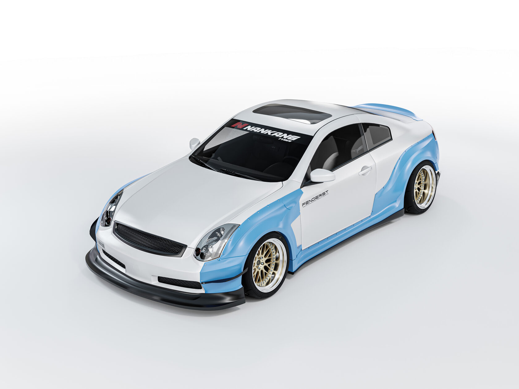 Full Street Set / WIDE BODY KIT INFINITI G35 COUPE / NISSAN SKYLINE V35 ...
