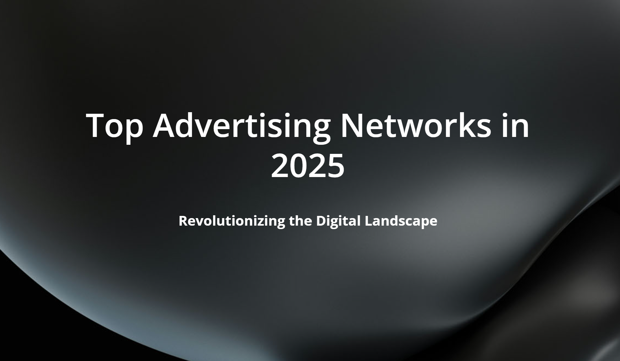 Top Advertising Networks in 2025 | AllAffNetworks Blog