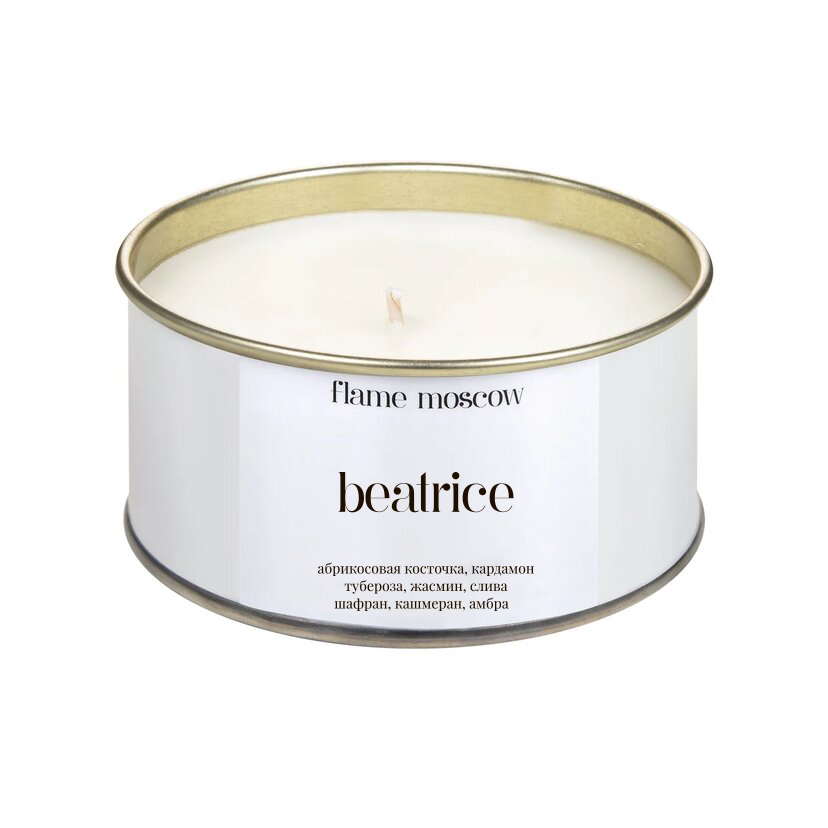 Свеча в металле Beatrice - flame moscow