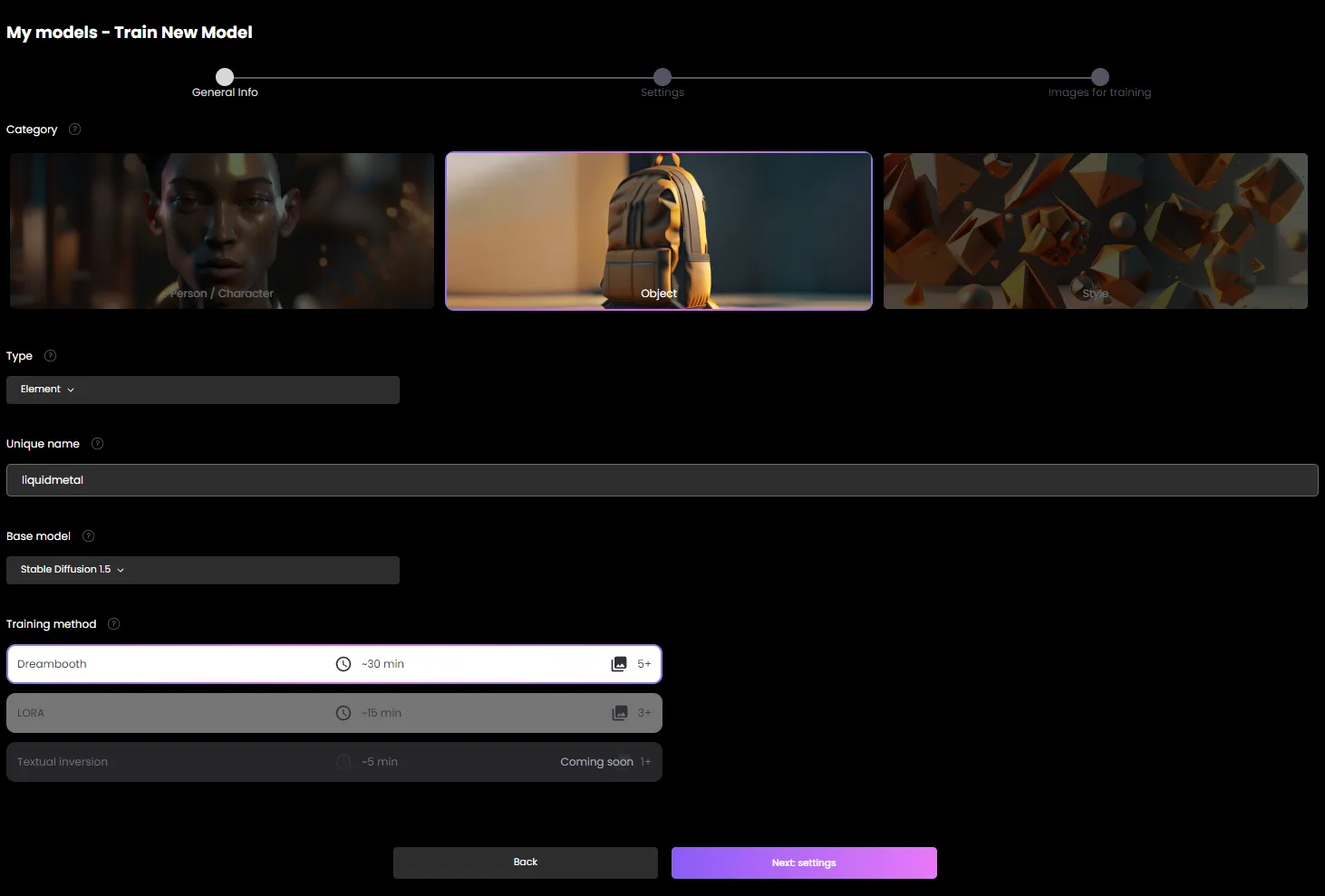 Create design assets using AI