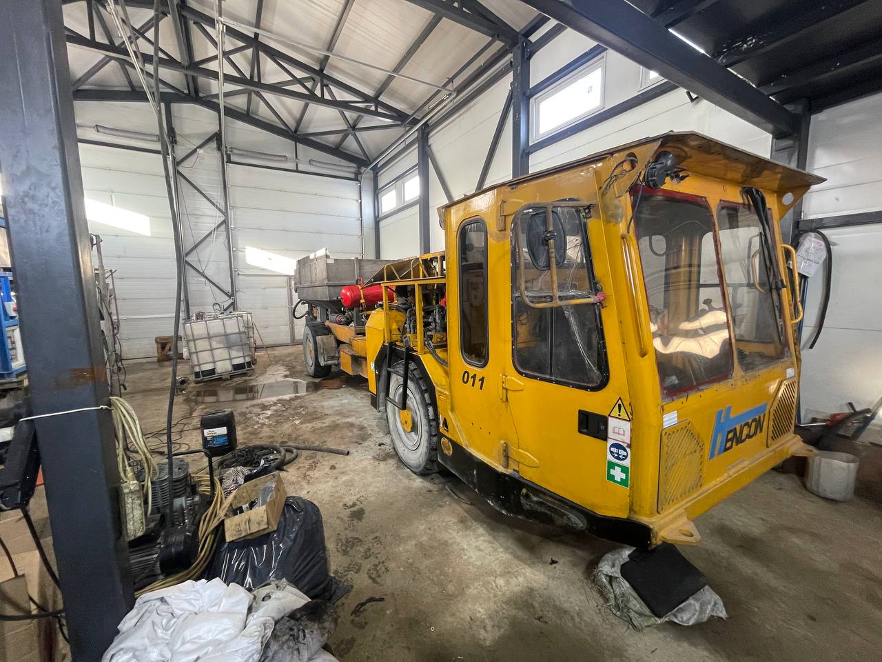 Внедрение системы пожаротушения Эпотос для подземной самоходной машины ...