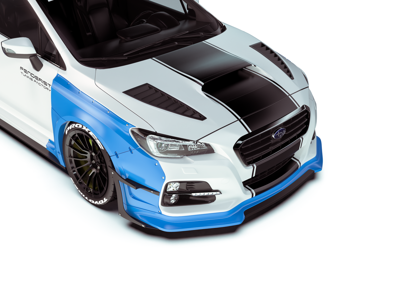 Full FENDERIST SPEC S kit / WIDE BODY KIT Subaru Levorg 14-17