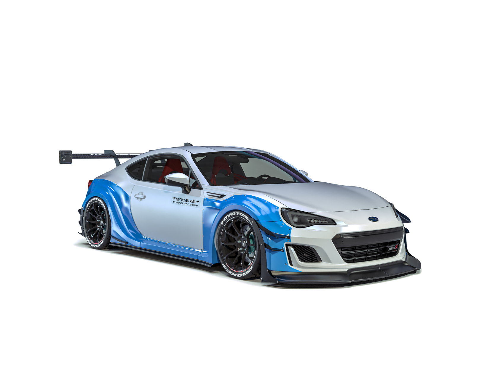 Full FENDERIST SPEC R kit / WIDE BODY KIT SUBARU BRZ 2017-2020