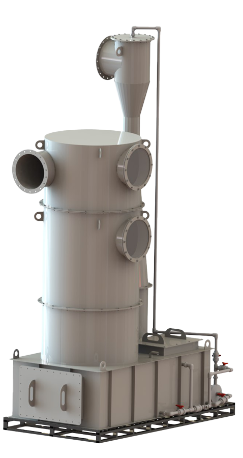 TORNADO FB: Fluidized Packed Bed Scrubber Venturi | USA-Made