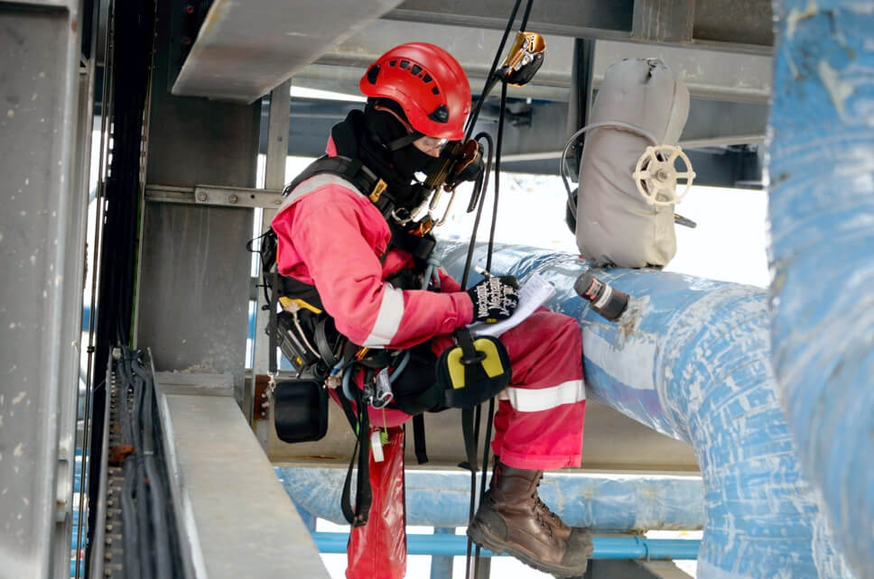 TT-NDT rope access and inspection services