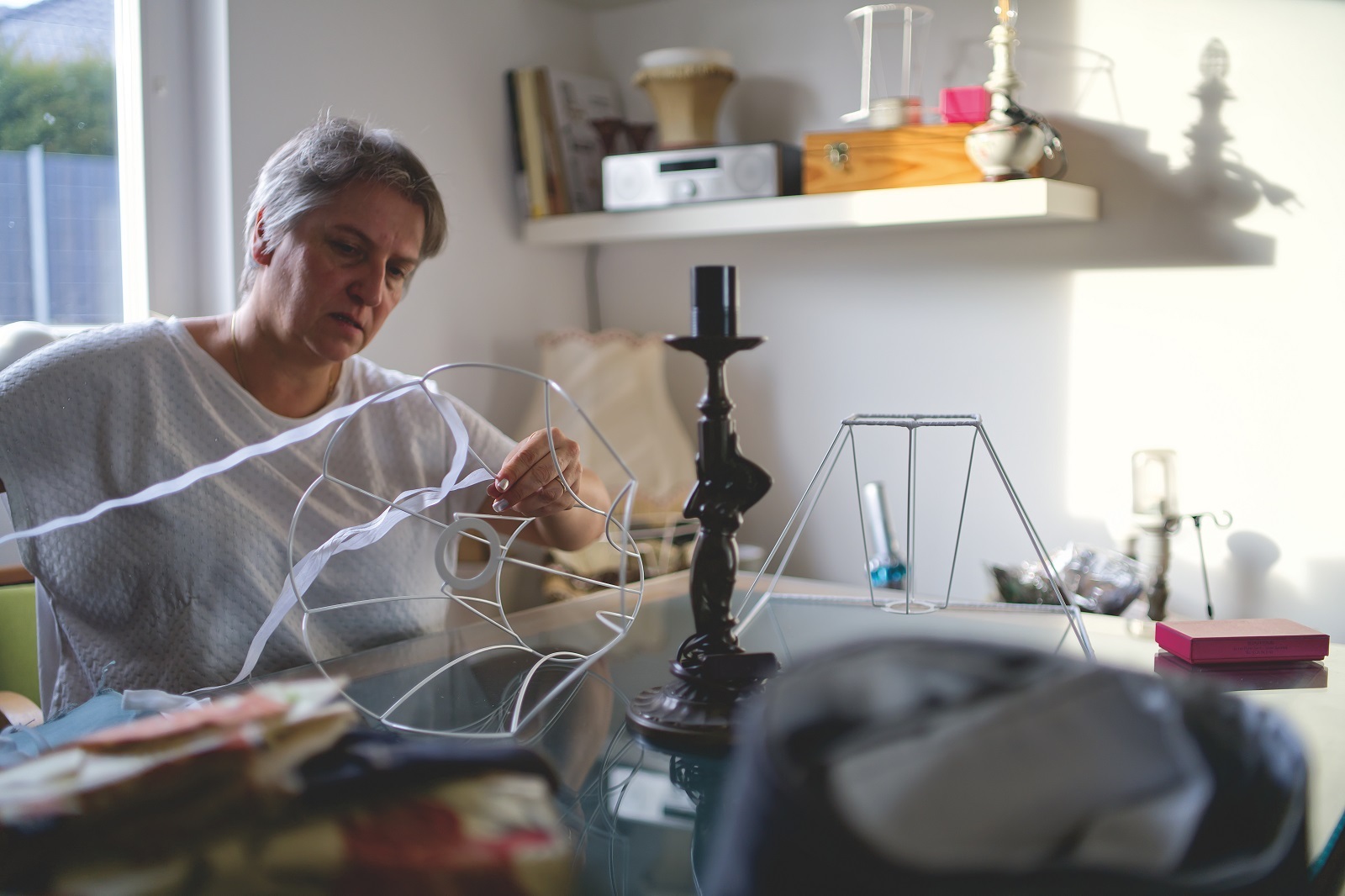 Polster und Lampenschirme Restaurierung - Atelier Madame Fischer.