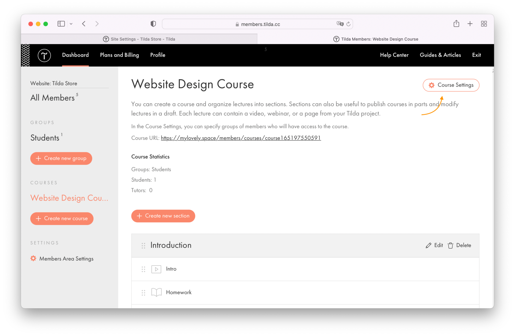 How To Create Online Courses In Tilda Members Area
