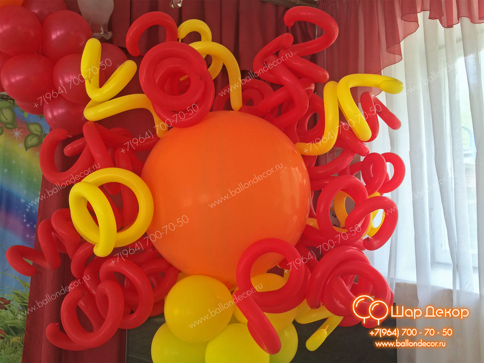 Оформление шарами выпускного в детском саду 47 Воскресенск | Шар Декор