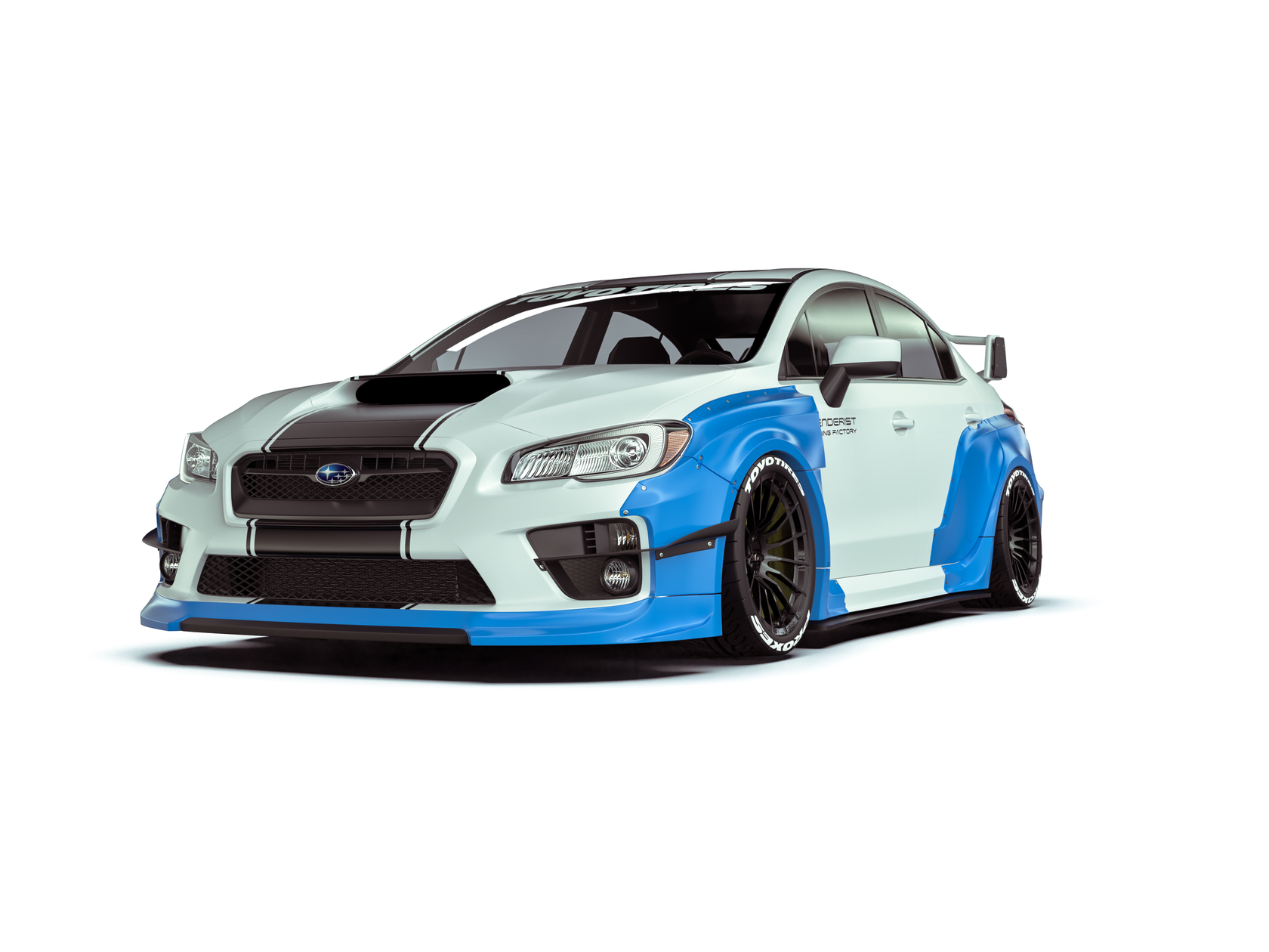 Full URBAN-R ver 2 kit / WIDE BODY KIT Subaru Impreza WRX STI 14-17