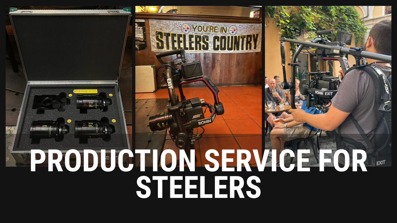 Production Service for Steelers in Rome, Italy
