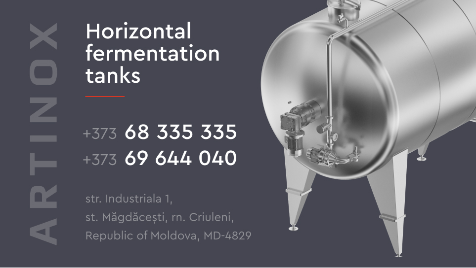 Red wine fermentation tanks (horizontal) | ARTINOX™