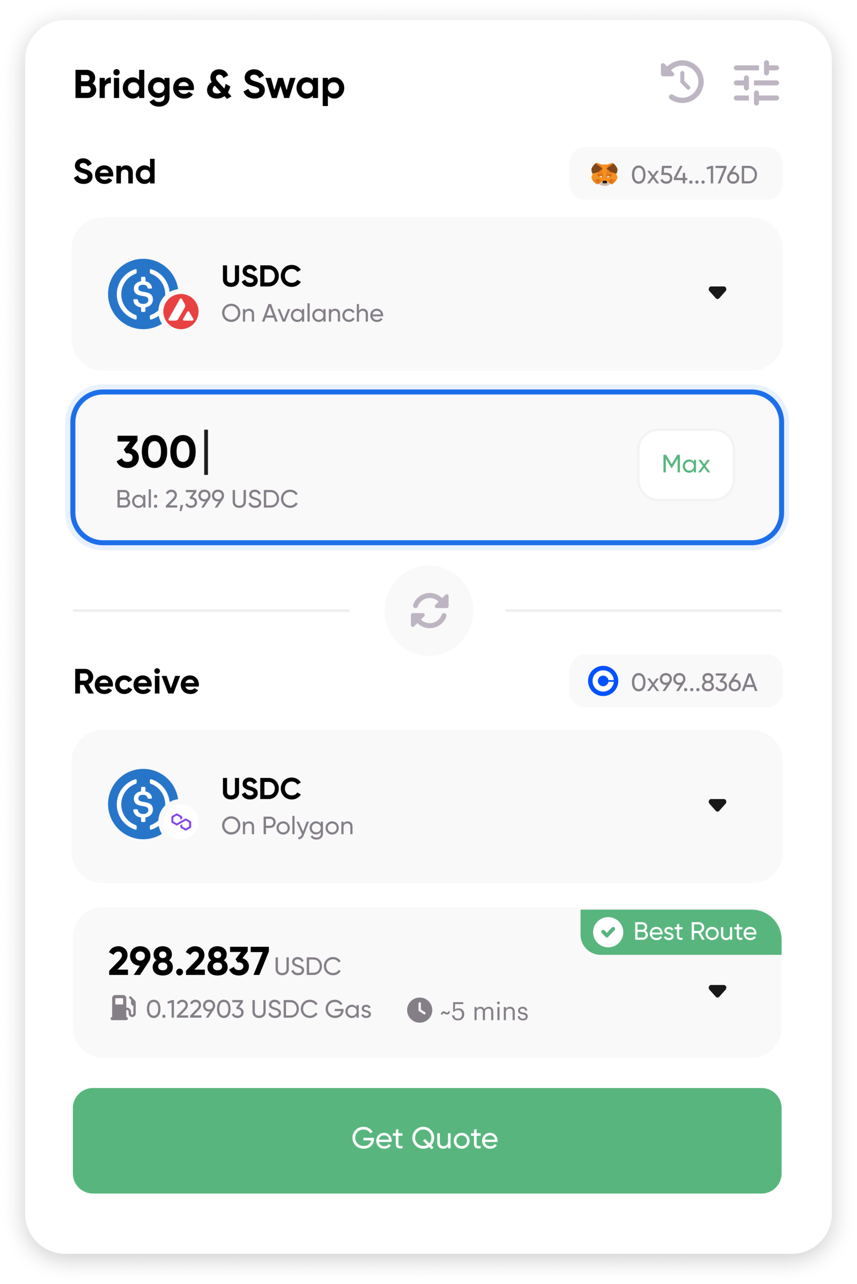 Swing Widget - Instantly embed cross-chain experiences
