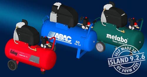 3D-Модели воздушных компрессоров для SketchUp